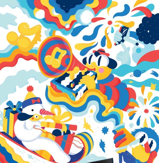 Brolga, free-lance Illustrator & Muralist in Melbourne