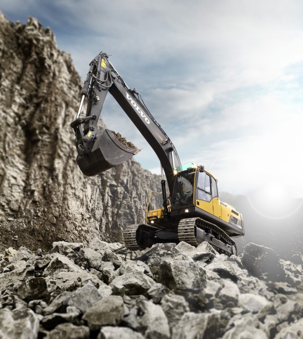 Volvo Excavator Wallpaper